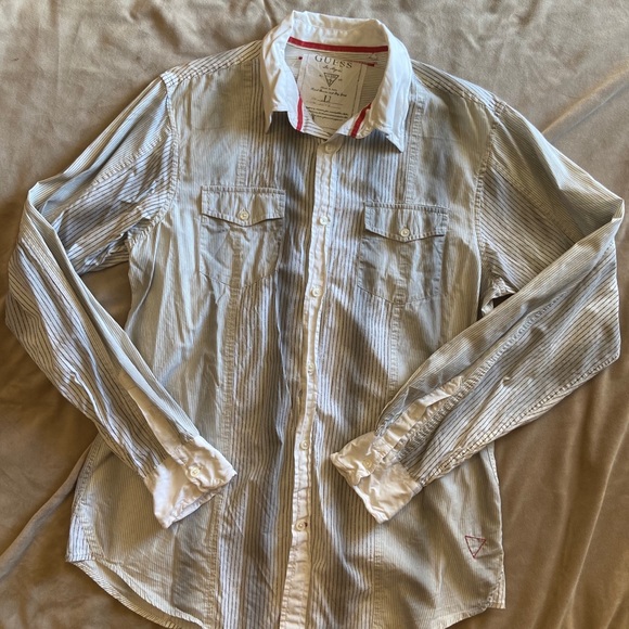Guess | Shirts | Mens Guess Button Up Dress Shirt | Poshmark